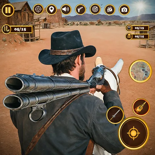 Wild West Shooting Cowboy Game - Games