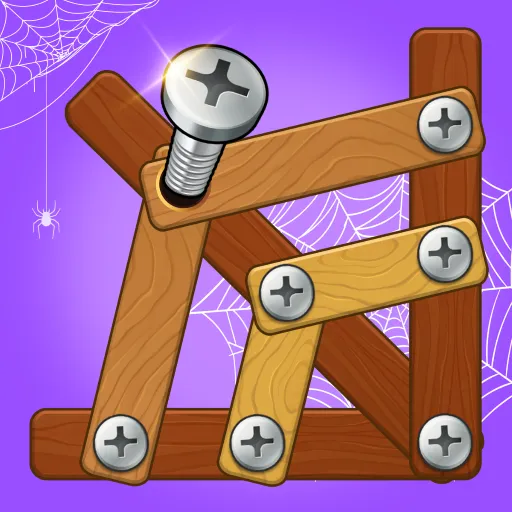 Nuts Bolts ASMR - Wood Nuts - Games