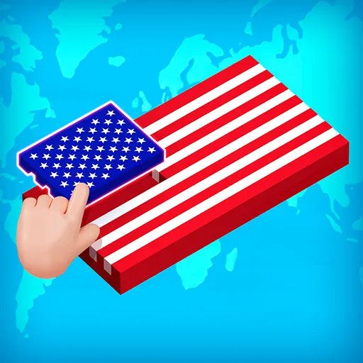 Drop ASMR: Flag Game Puzzle - Games