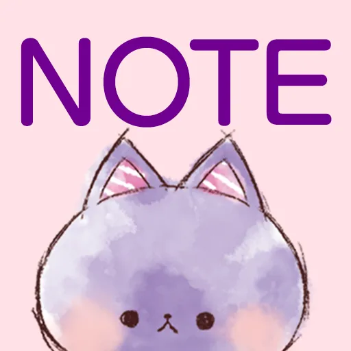 Notepad Cute Characters - Games