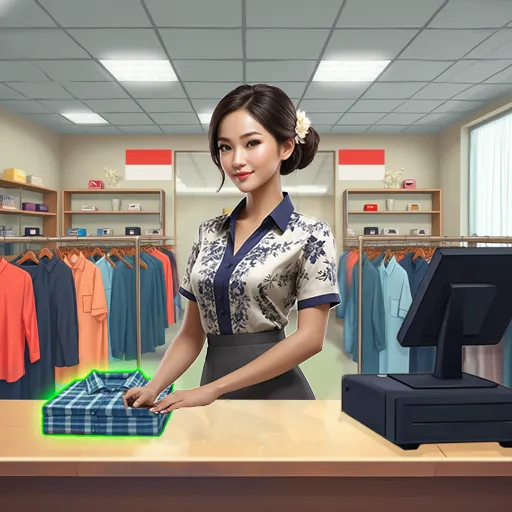 Toko Pakaian Supermarket Sim - Games