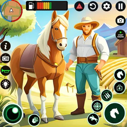 Virtual Horse Riding Farm 3d - Games