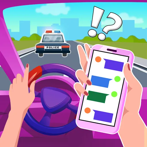 Text in Car - Driving Master - Games