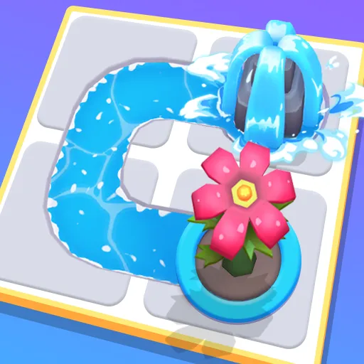 Flow To Flower: Water Connect - Games