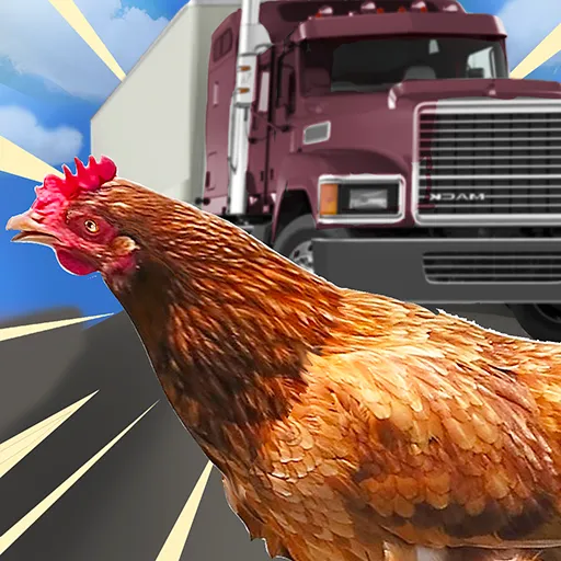 ??Chicken Simulator?: Crossy Road 3d, Rush Hour - Games