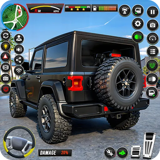 Offroad Jeep Car Driving Game - Games