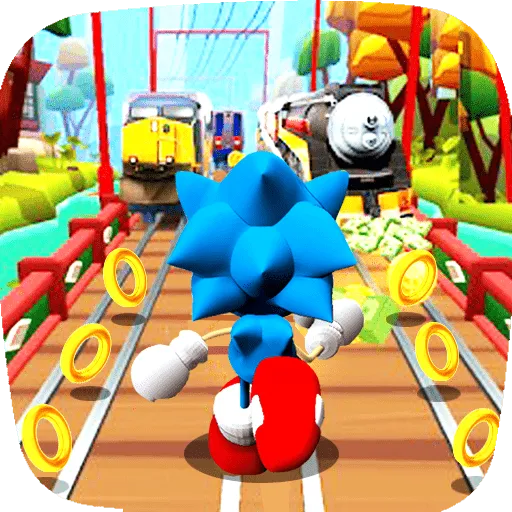 Runner Blue Hedgehog Subway - Games