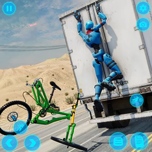 Ragdoll BMX Rush Crash - Games