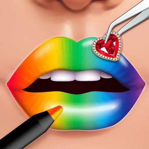 Lip Art Salon: DIY Makeup Game - Games