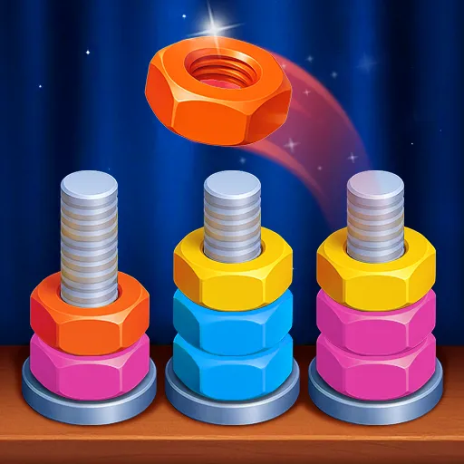 Nuts Spinner - Nut Sort Puzzle - Games