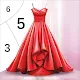 Gown Color by Number Book - Games
