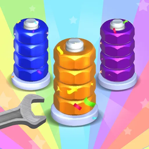 Color Screw Sort: Nuts & Bolts - Games