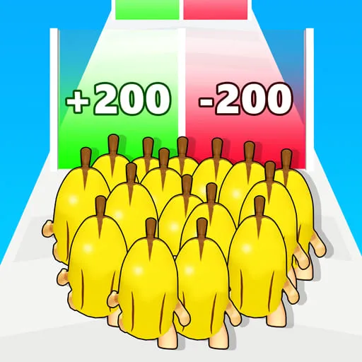 Crazy Banana Run: Merge master - Games