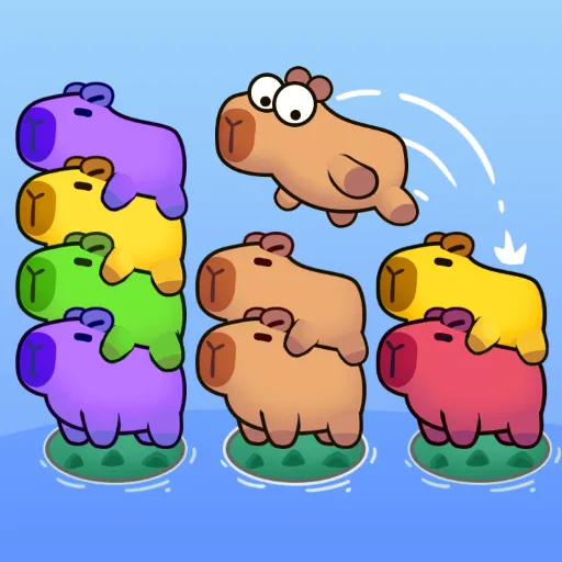 Capybara Sort Color Puzzle - Games