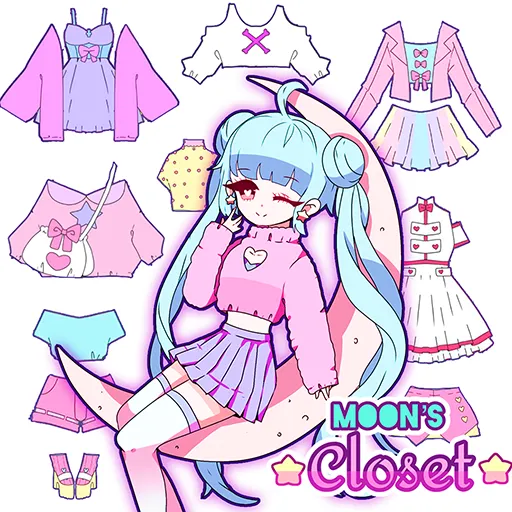 Moon's Closet: dress up pastel goth girl creator - Games