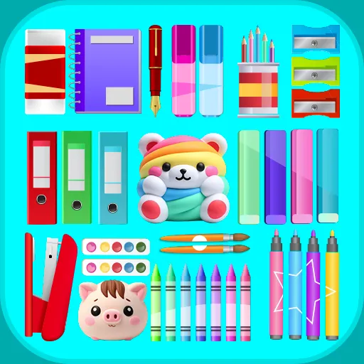 Arrange Right Stationery Sort - Games