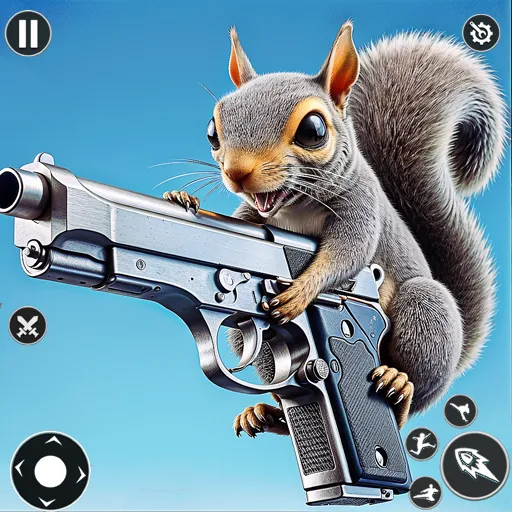 Squirrel Hero 3D Gun Master - Games