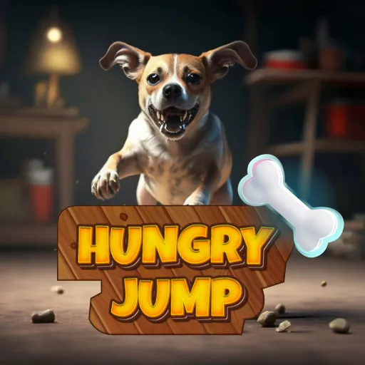 Hungry Jump: Jumping Dog - Games