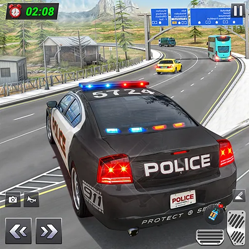 Highway Police Car Chase Games - Games