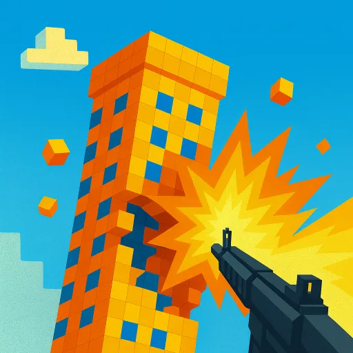 Pixel Tower Destruction 3D - Games