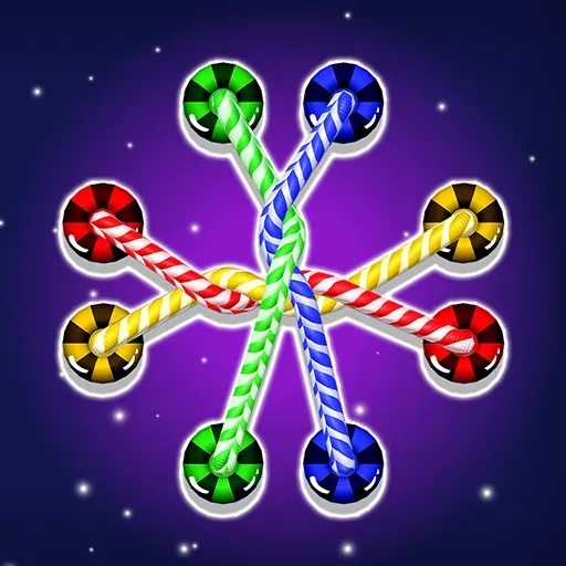 Tangled Line-Knot Untie Puzzle - Games