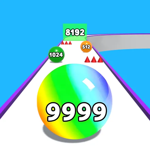 Ball Run Merge Number 3D - Games