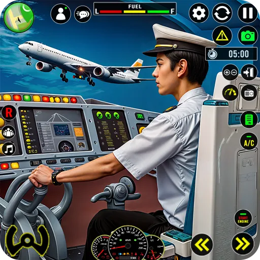 Airplane Simulator Game 2024 - Games