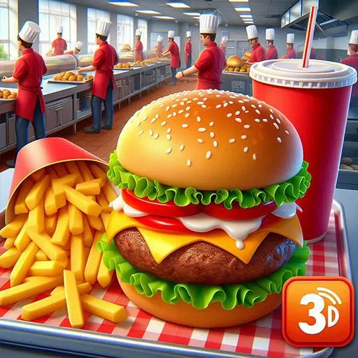 Burger Restaurant Simulator 3D - Games