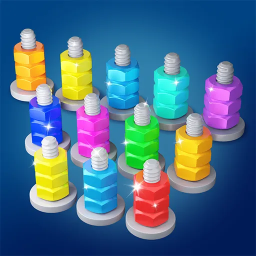 Nuts Color Sort: Bolt Sorting - Games