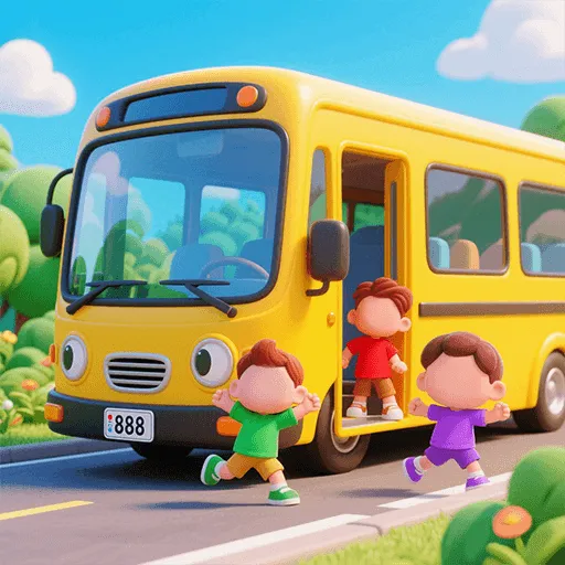 Bus Puzzle - Sort by Bus - Games