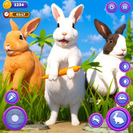 Cute Bunny Life Simulator 3D - Games