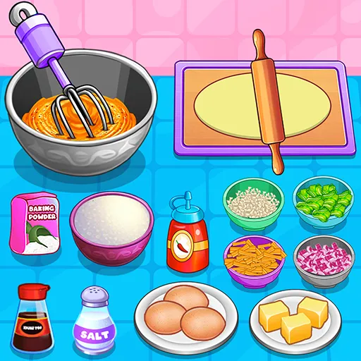 Kitchen Set Cooking Chef Time - Games