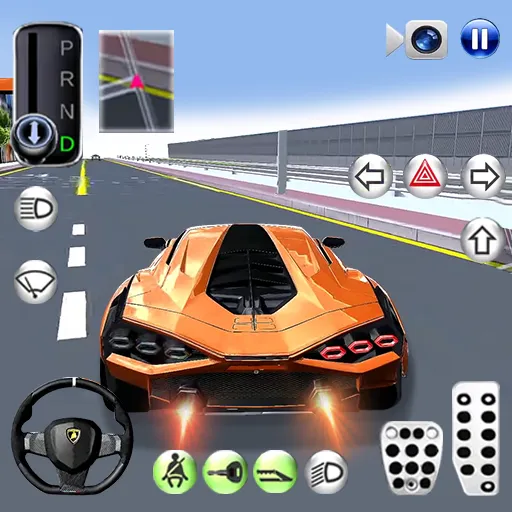 Mega Speed Car Driving Traffic - Games