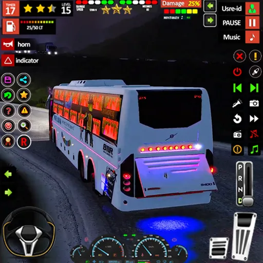 US Bus Sim 3D: Offroad Bus Sim - Games