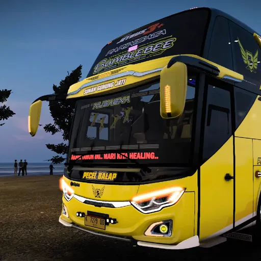 Bus Pecel Balap Telolet Basuri - Games