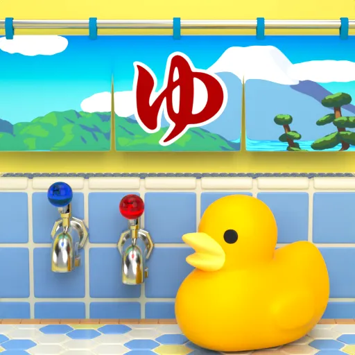 Escape game duck public bath - Games