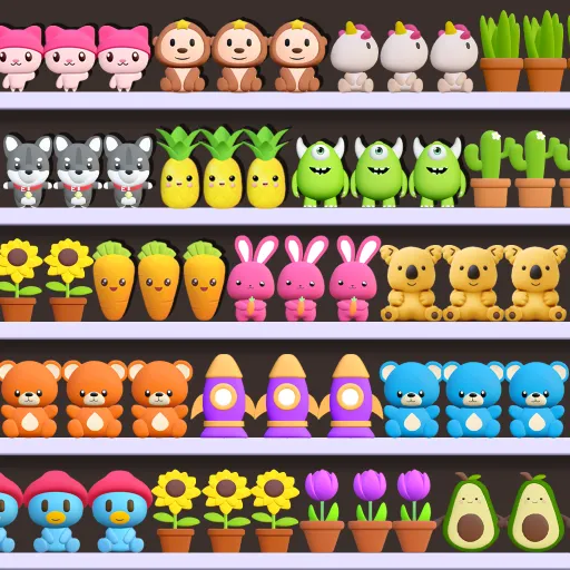 Goods Sorting 3D: Triple Match - Games