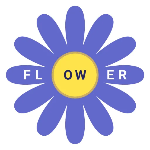 Flowers Power - Word Puzzle - Games