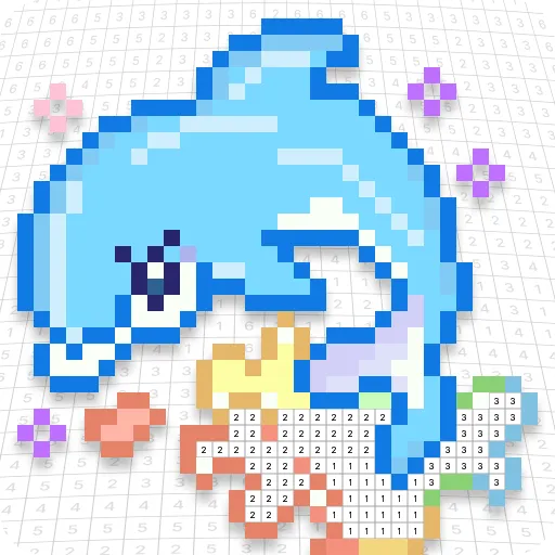 Pixel color - Color by number - Games