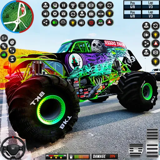 4x4 Monster Truck Driving Game - Games