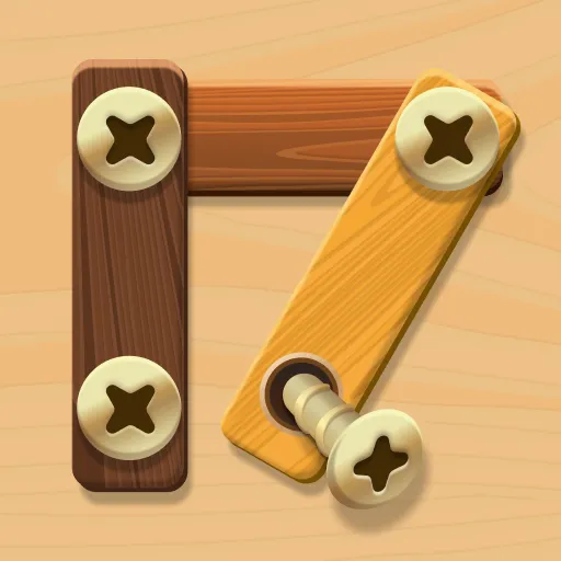 Wood Puzzle Nuts & Bolts - Games