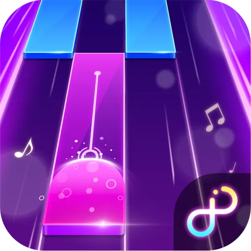 Neon Magic: Piano Tiles Rush - Games