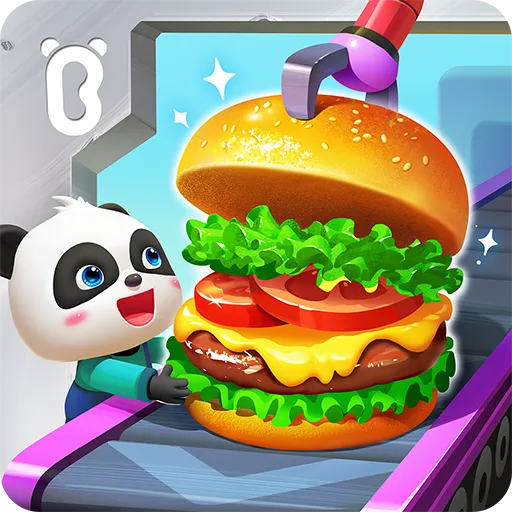 Little Panda's Fast Food Cook - Games