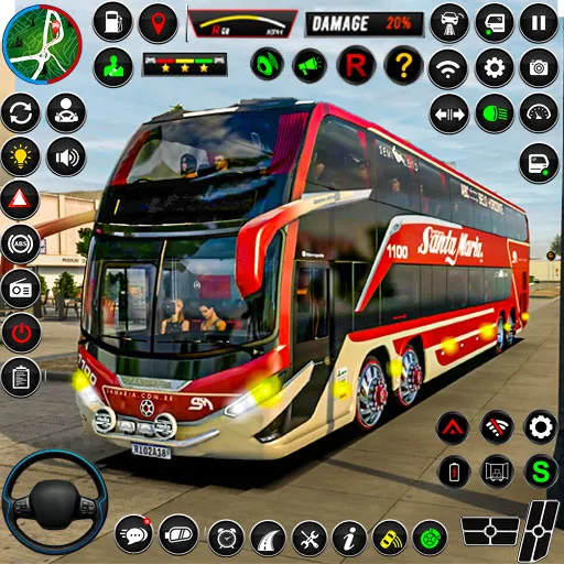 Coach Bus Driving 3D Bus Game - Games