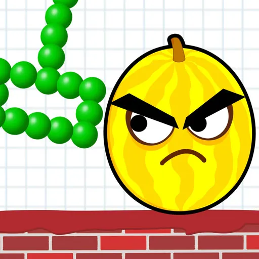 Draw to Smash Angry Melon - Games