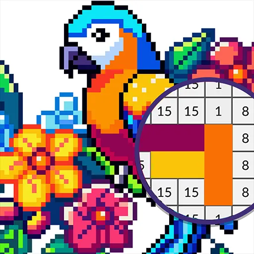 Pixel Breeze Color By Number - Games