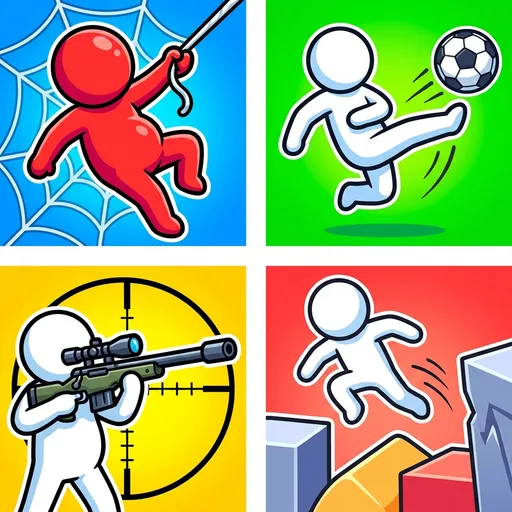Stickman Games: Mini Fun - Games