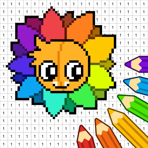 Easy Pixel Art Tap Coloring - Games