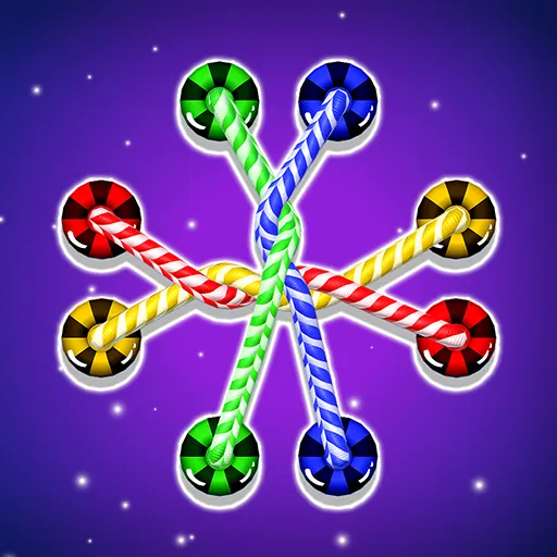 Tangled Line-Knot Untie Puzzle - Games