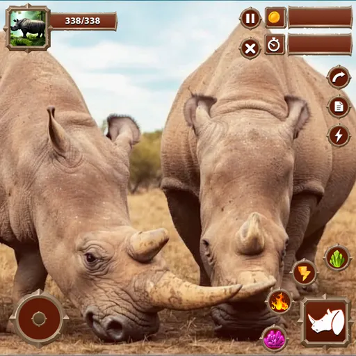 Rhino Jungle Wildlife Survival - Games